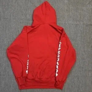 The Unbranded Brand | Shirts | Authentic Red And White Lifeguard Hoodie ...